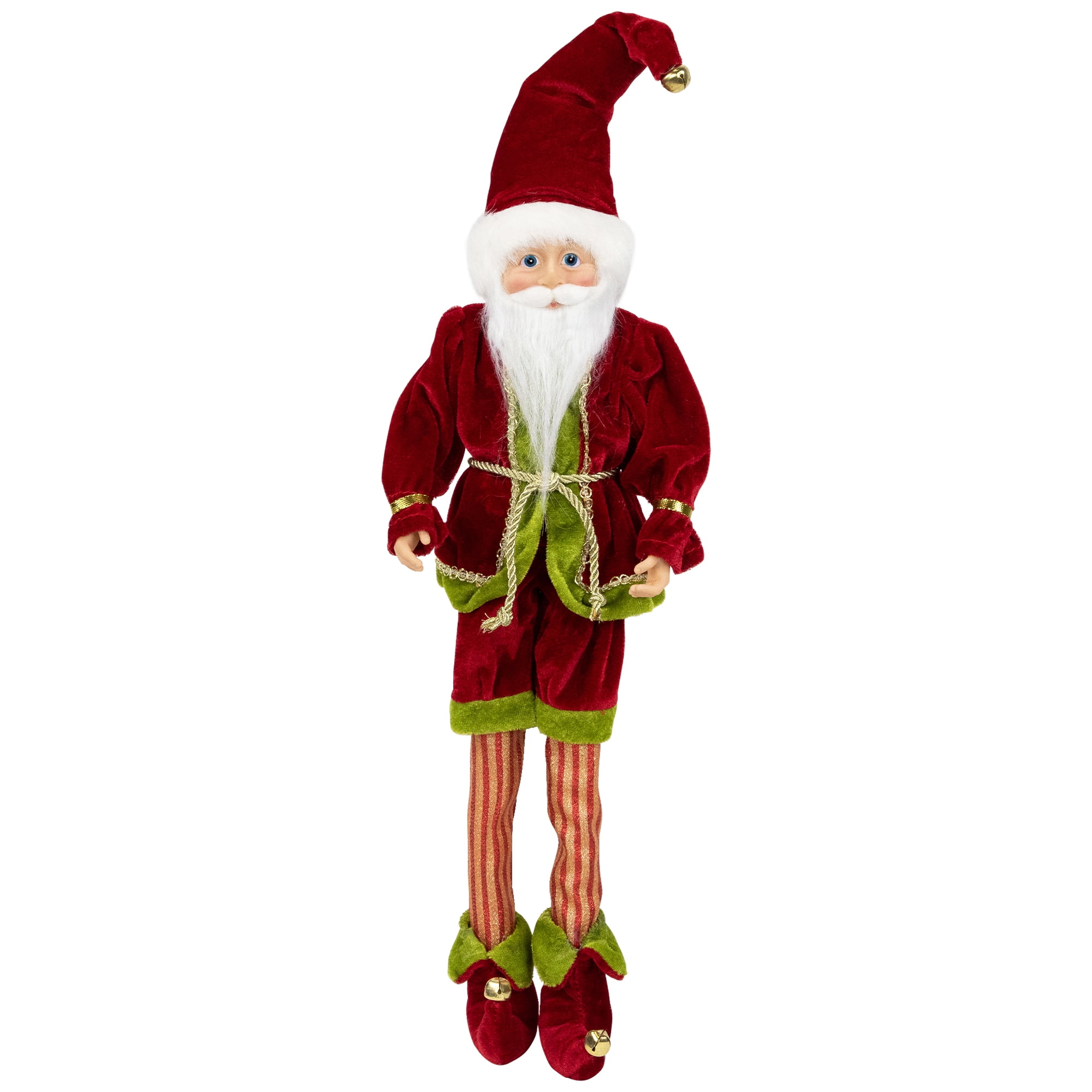Northlight Elf Monarch Poseable Christmas Figure - 18" - Red and Green ...