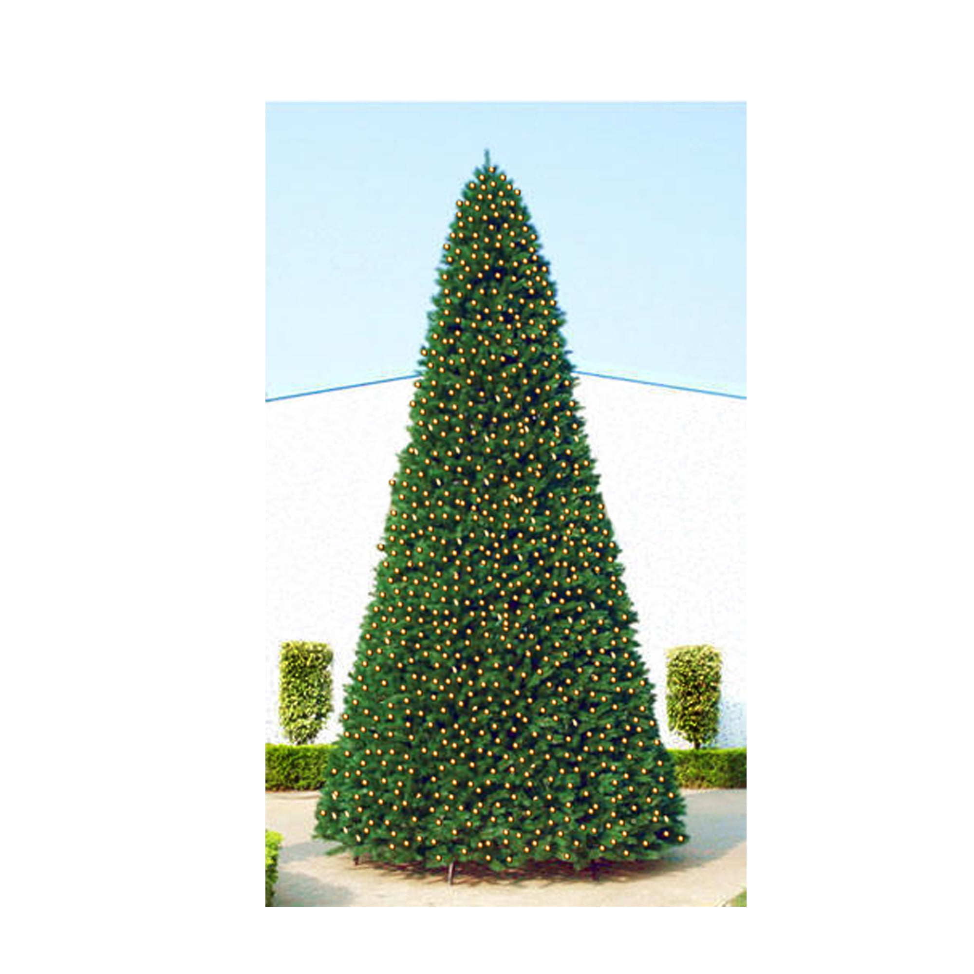 Northlight Giant Pre-Lit Everest Fir Commercial Christmas Tower Tree ...