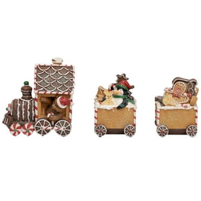 Gingerbread Train Holiday Decorations for Parties and Events