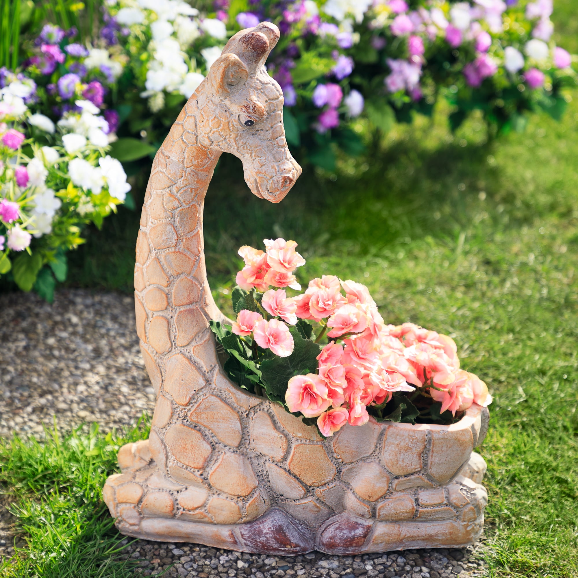 Northlight Giraffe Outdoor Ceramic Garden Planter - 17" - Walmart.com