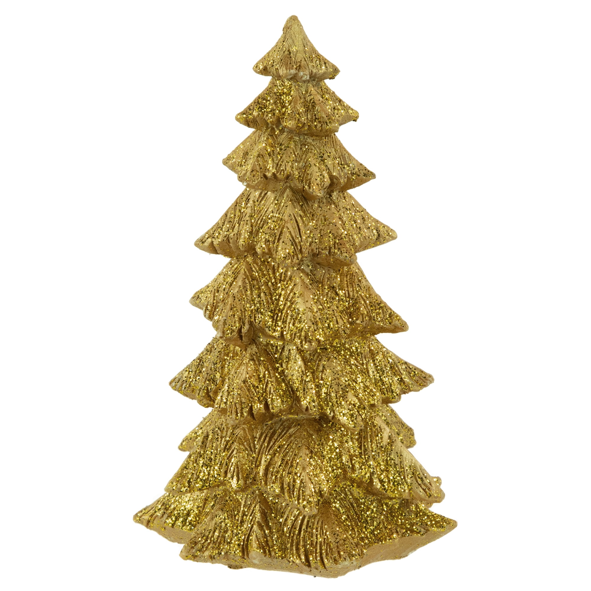 Northlight Glittered Christmas Tree Decoration - 6" - Gold Finish ...
