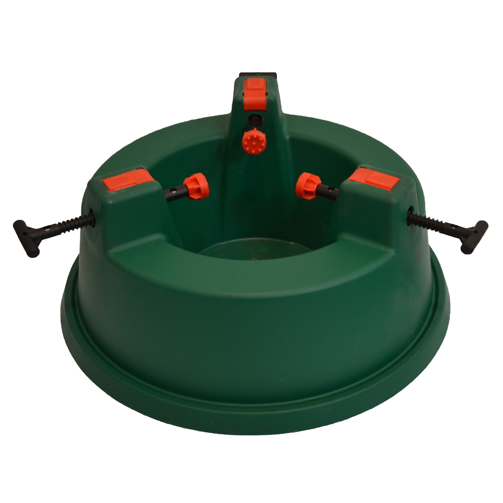 Green Wide Mouth Simple Set Live Christmas Tree Stand - Holds Trees up ...
