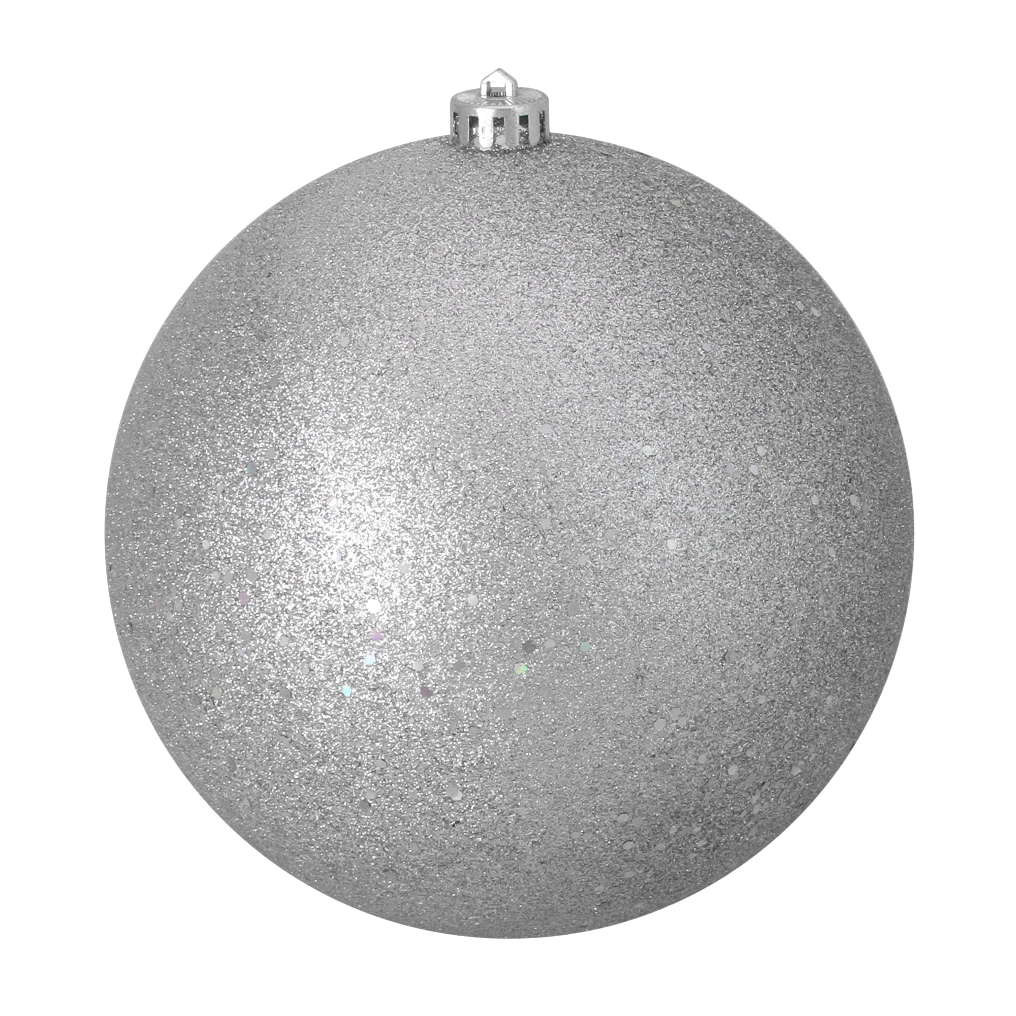 Northlight Holographic Glitter Shatterproof Commercial Christmas Ball ...