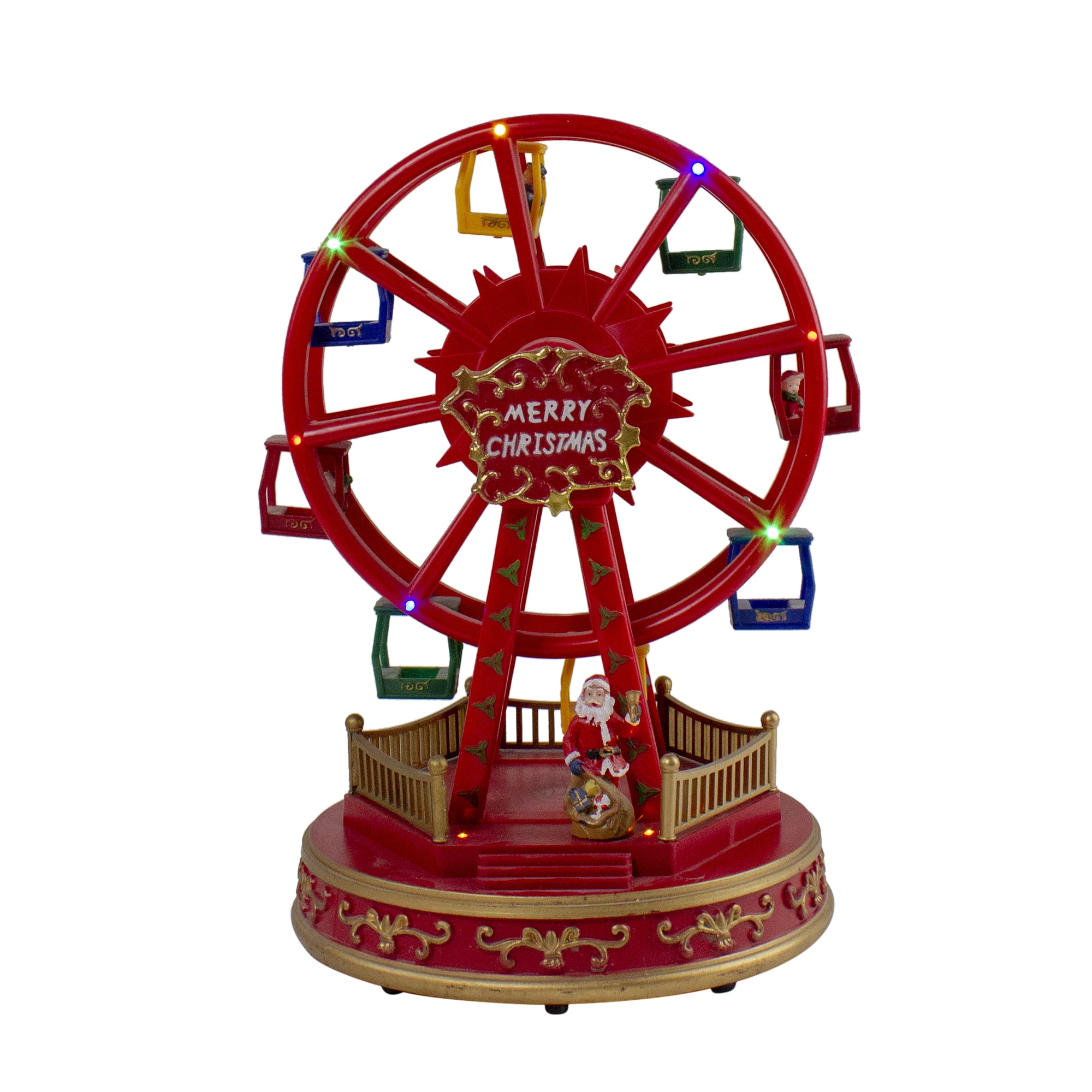Northlight LED Ferris Wheel with Turning Function and Music Christmas ...