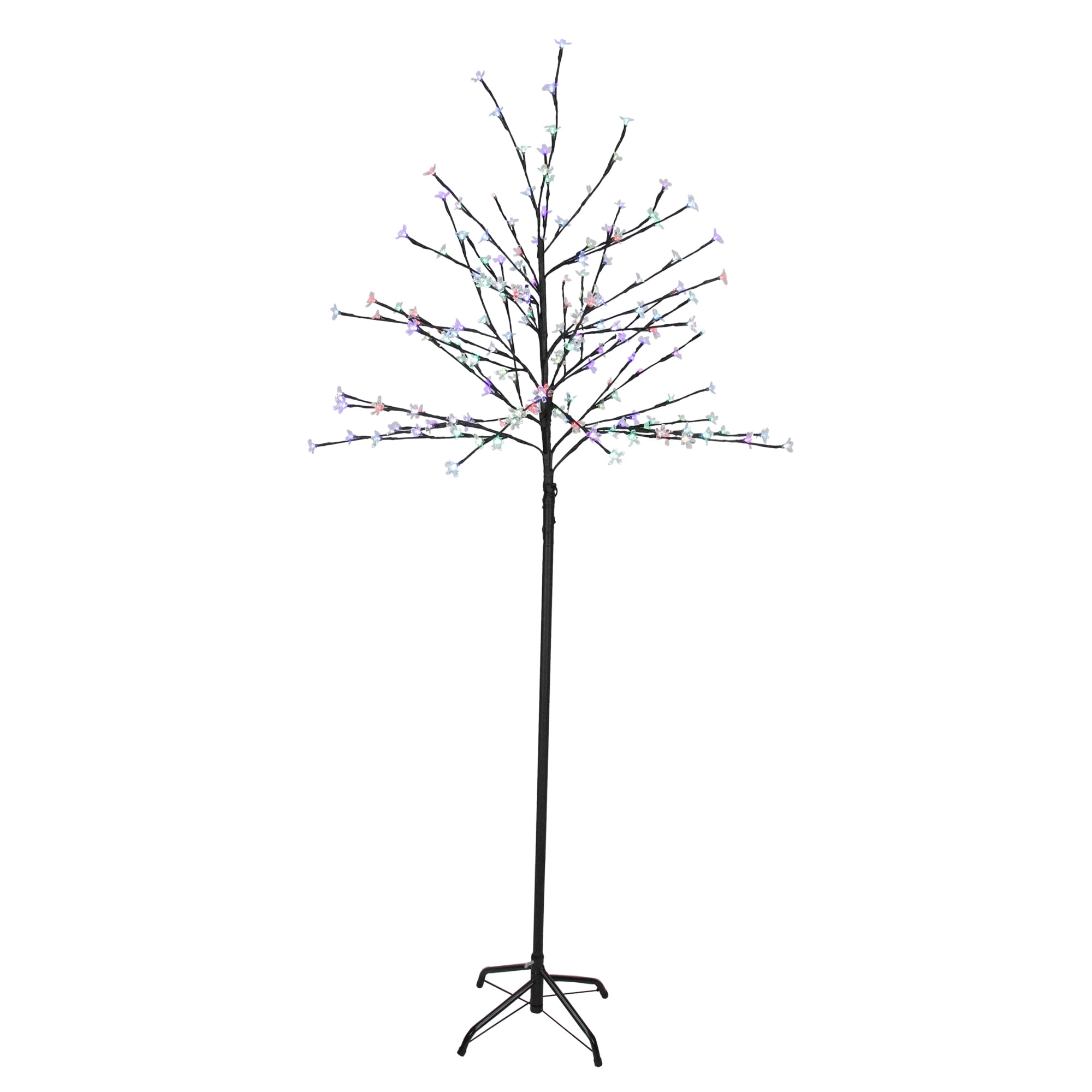Northlight LED Lighted Artificial Cherry Blossom Tree - 6' - Color ...
