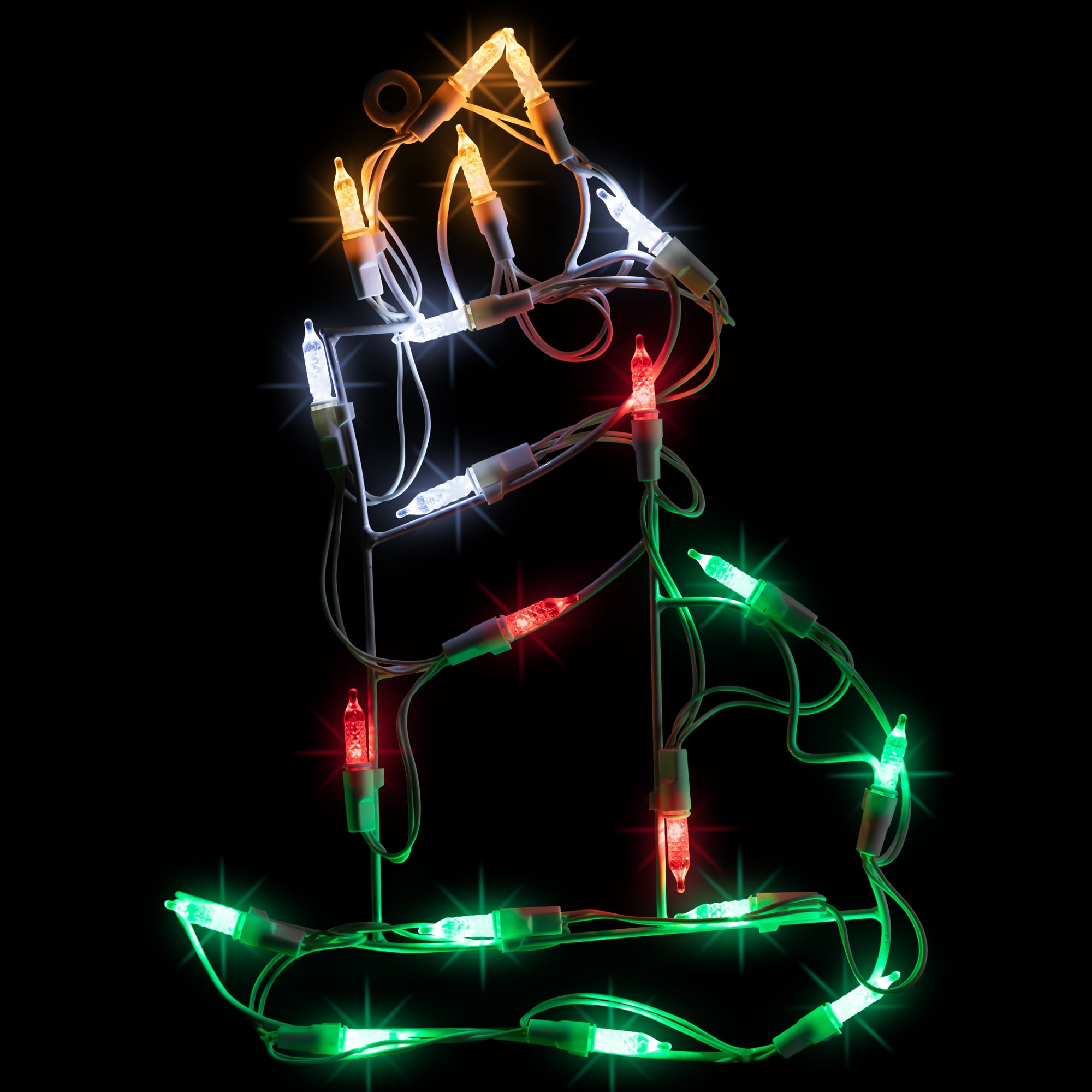 Northlight LED Lighted Candle Christmas Window Silhouette Decoration ...