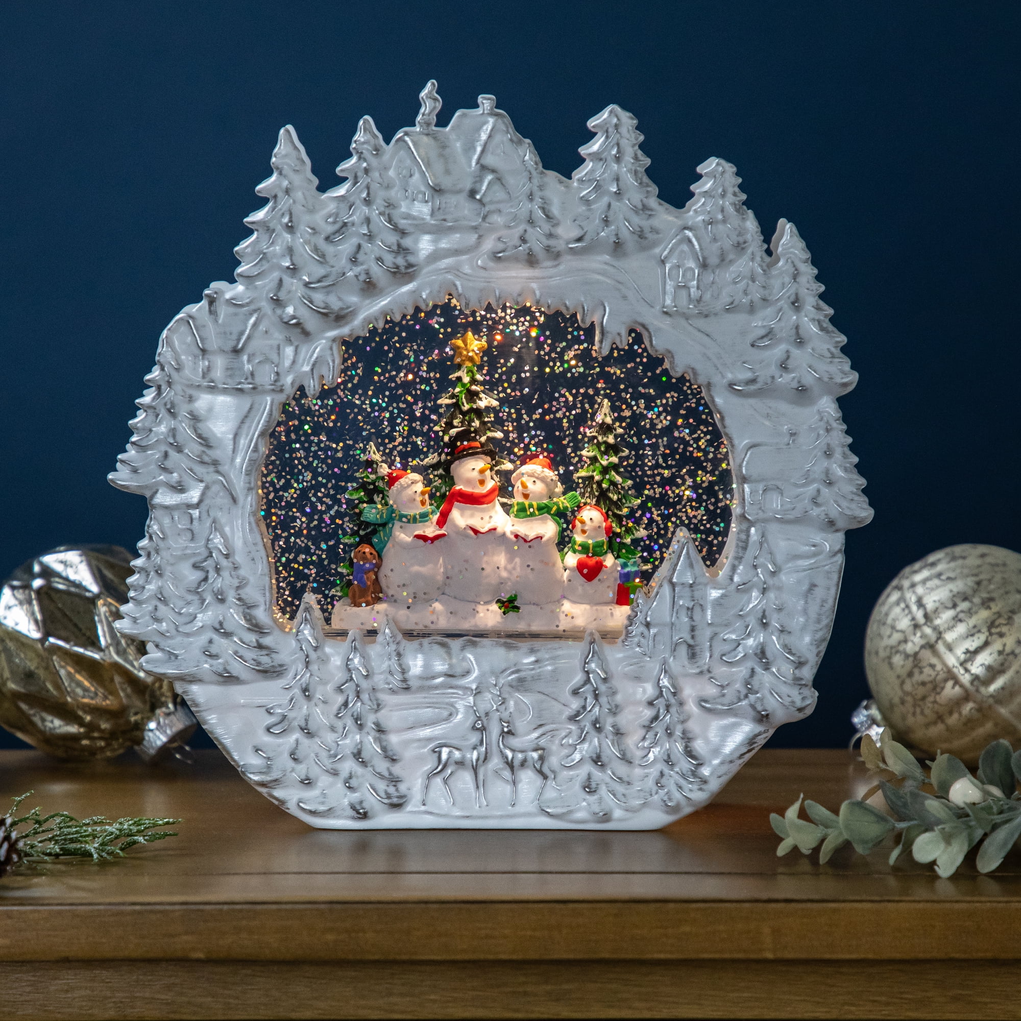 Northlight LED Lighted Caroling Snowmen Christmas Snow Globe - 9.5 ...