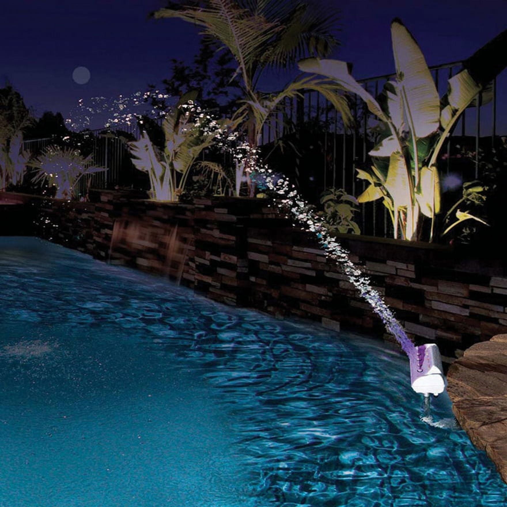 Northlight LED Lighted Cascade Waterfall Swimming Pool Fountain - 17 ...