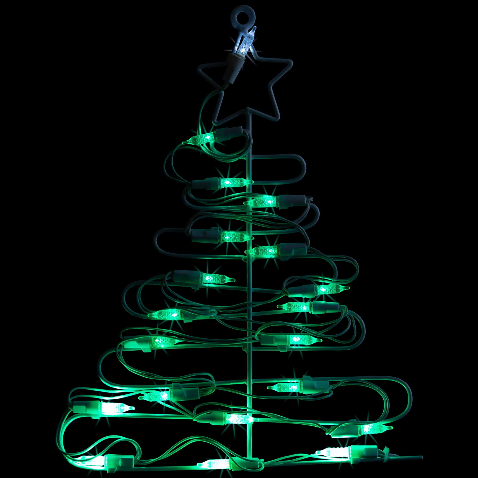 Northlight LED Lighted Christmas Tree Window Silhouette Decoration - 12 ...
