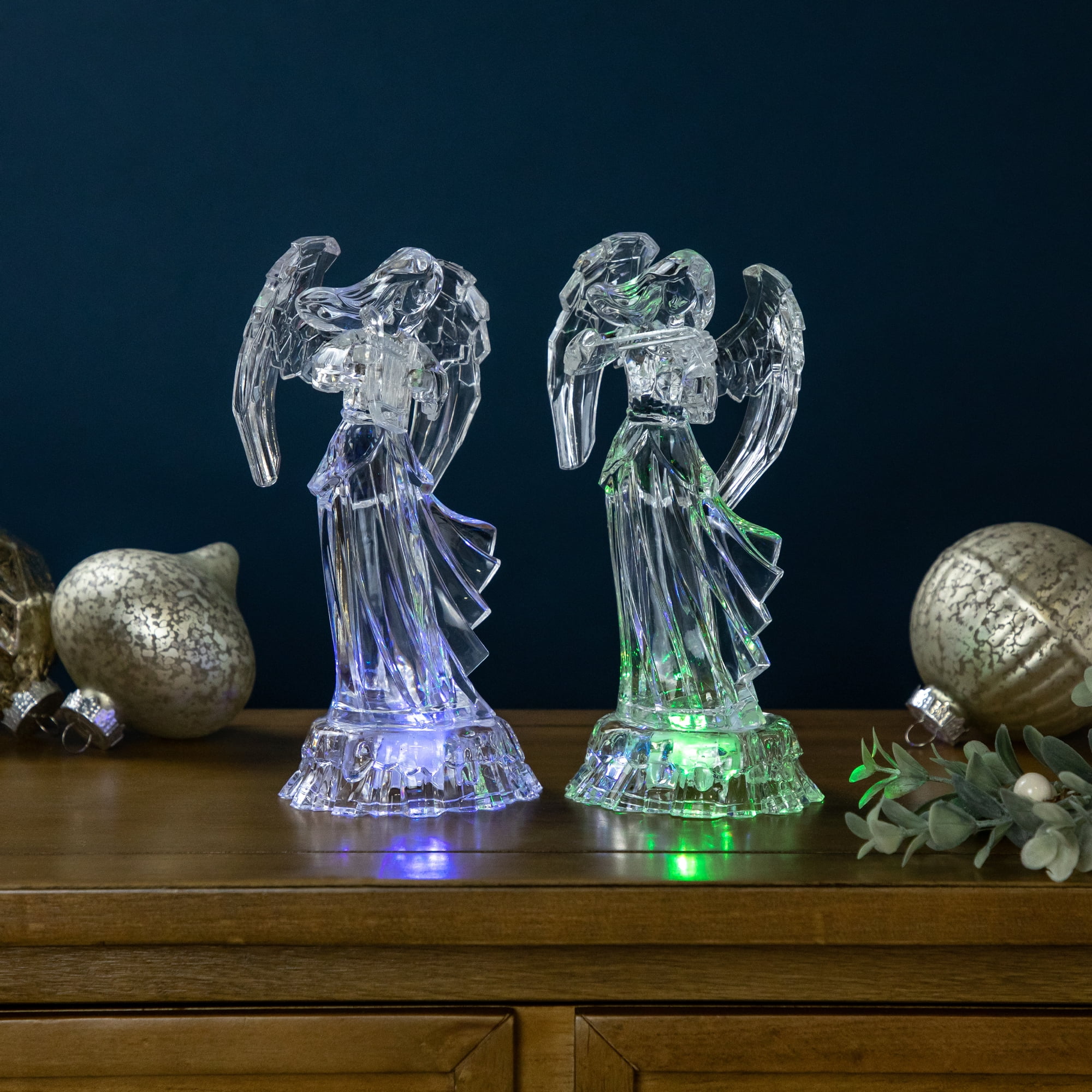 Northlight LED Lighted Color Changing Angel Acrylic Christmas ...