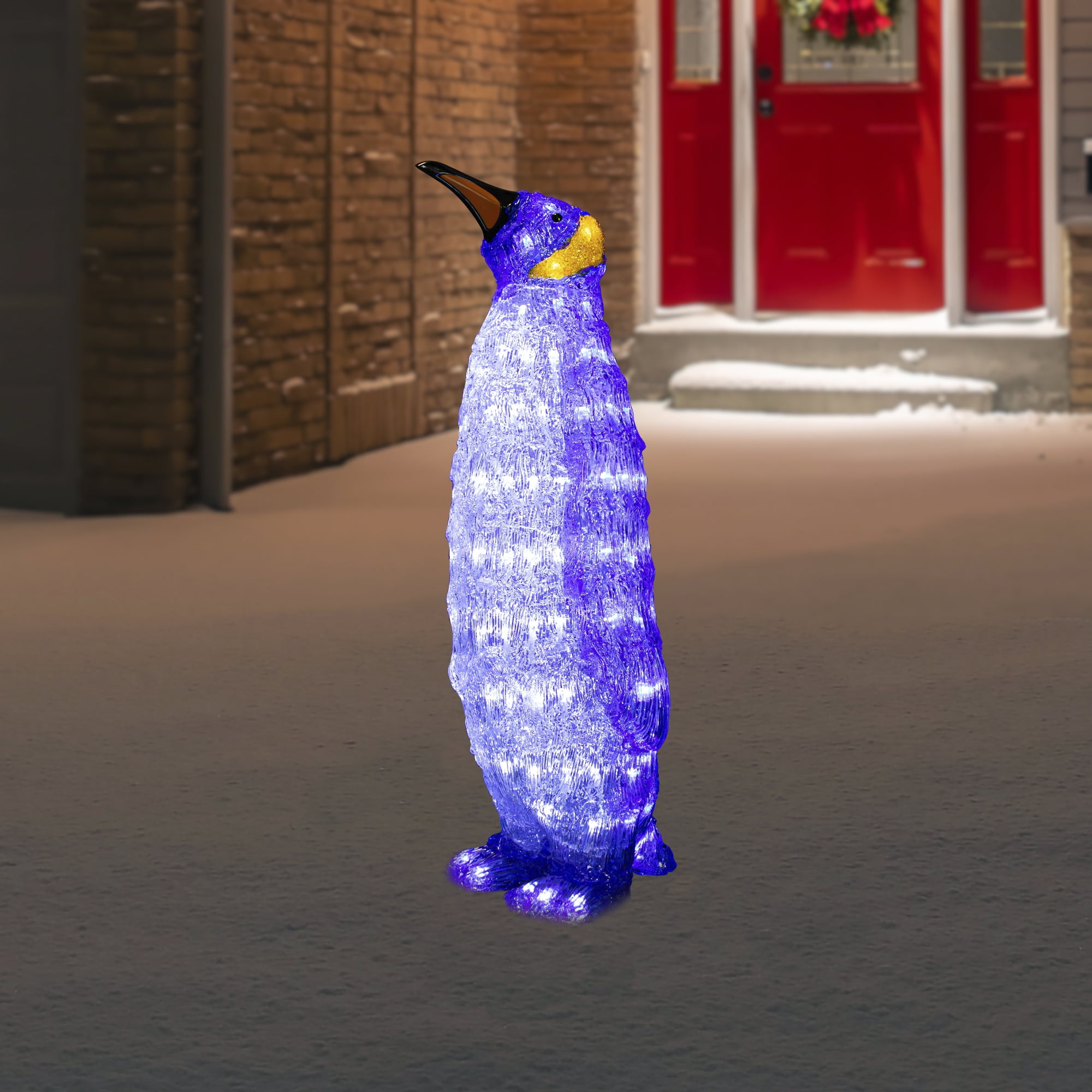 Northlight LED Lighted Commercial Grade Acrylic Penguin Outdoor ...