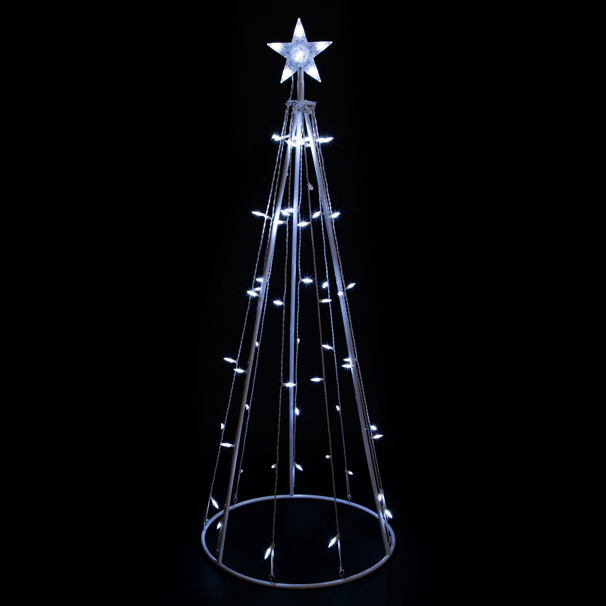 Northlight LED Lighted Cone Tree Outdoor Christmas Decoration - 5 ...