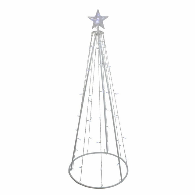 Northlight LED Lighted Cone Outdoor Decoration Christmas Tree - Walmart.com