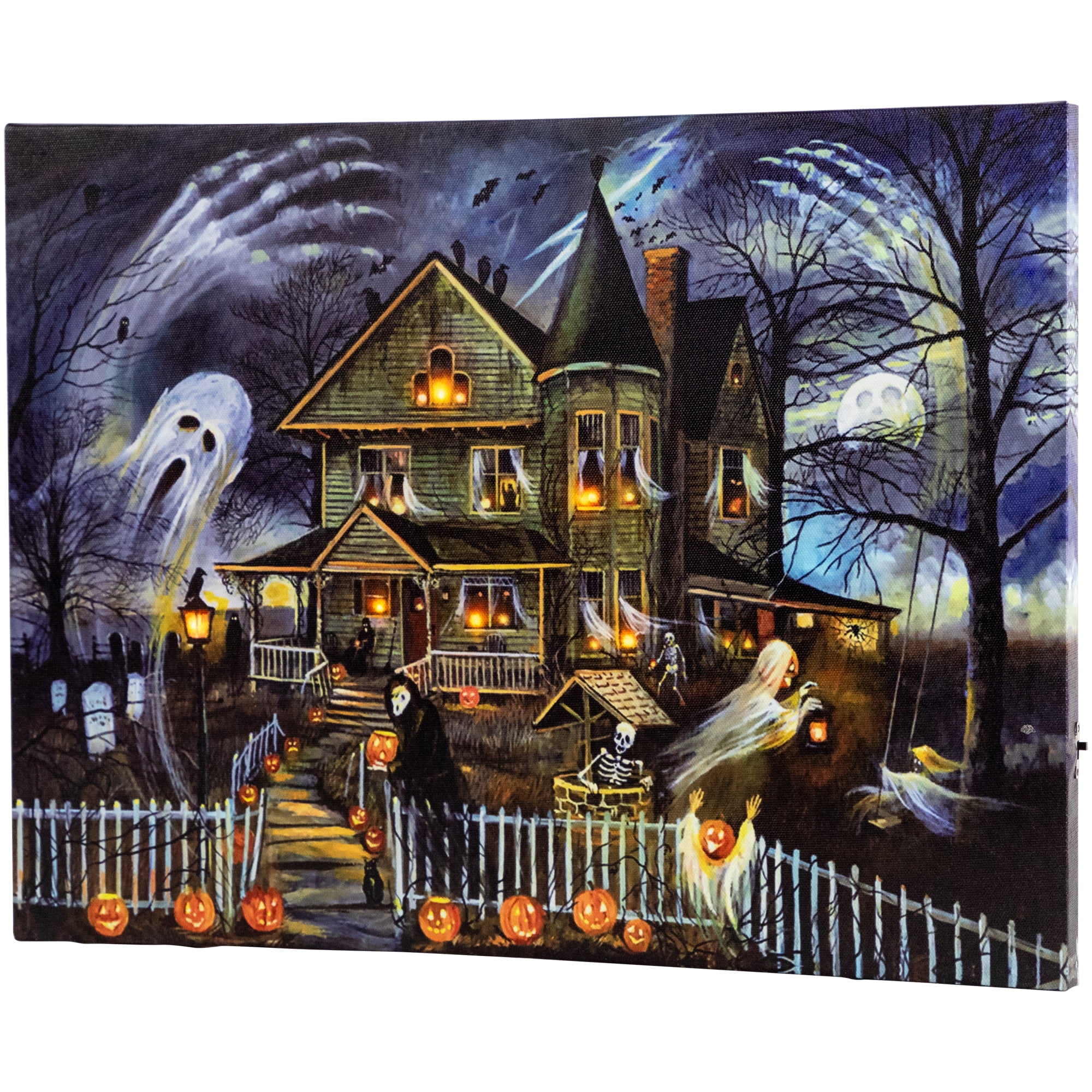 Northlight LED Lighted Indoor Halloween Decor: Creepy Haunted House ...
