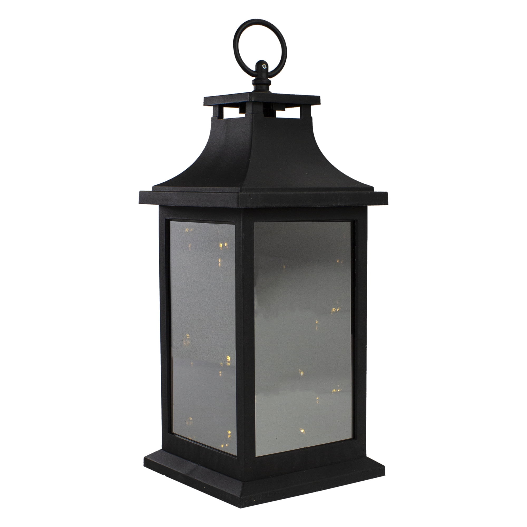 Northlight LED Lighted Flickering Lantern - 12" - Warm White Lights ...