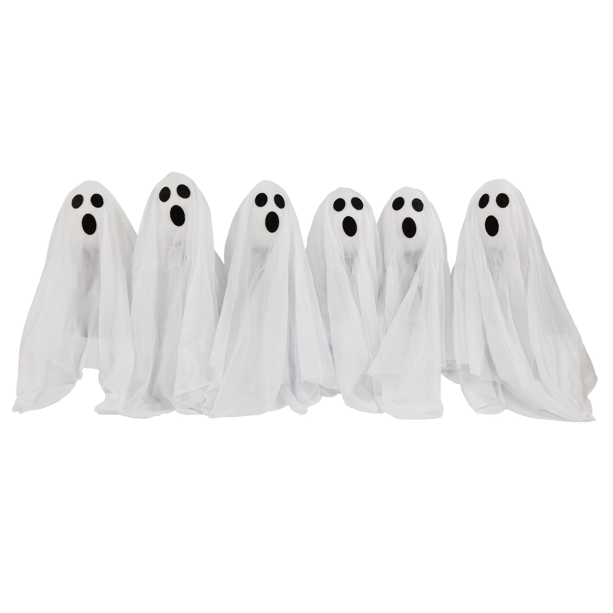 Northlight LED Lighted Ghost Halloween Outdoor Pathway Markers - Set of ...