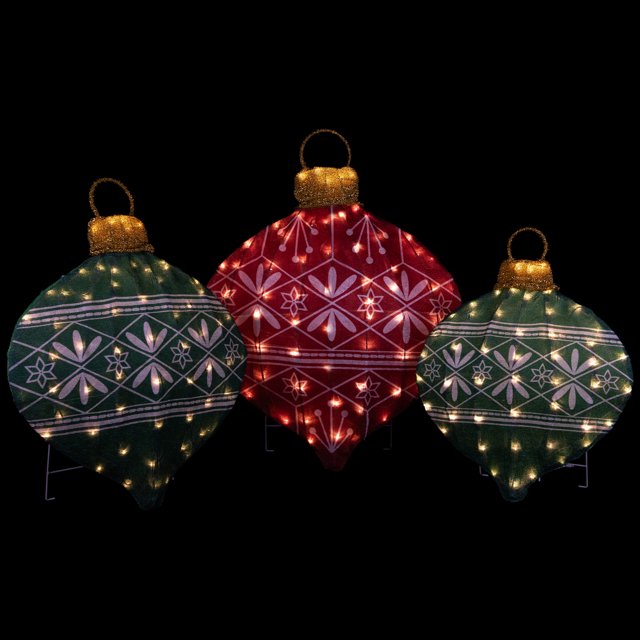 Northlight LED Lighted Ornaments Outdoor Christmas Decoration - 30 ...