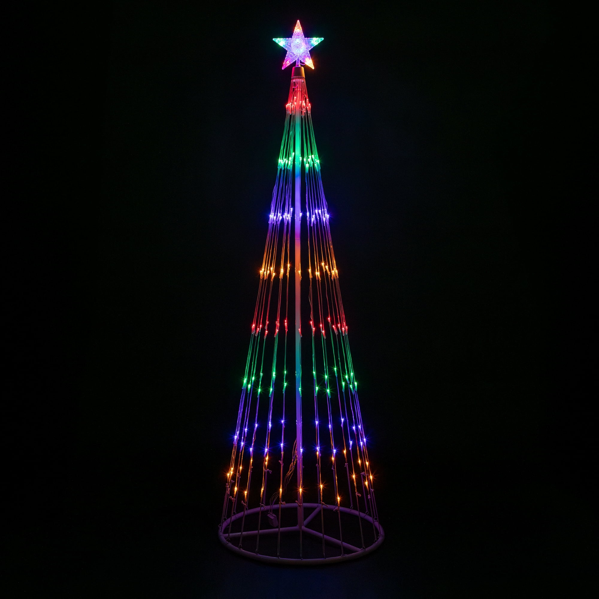 Northlight LED Lighted Multi-Function Outdoor Christmas Cone Tree - 6 ...
