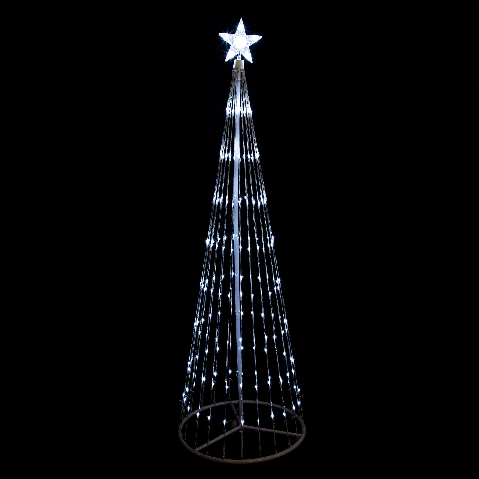 Northlight LED Lighted Show Cone Christmas Tree Outdoor Decoration - 9 ...