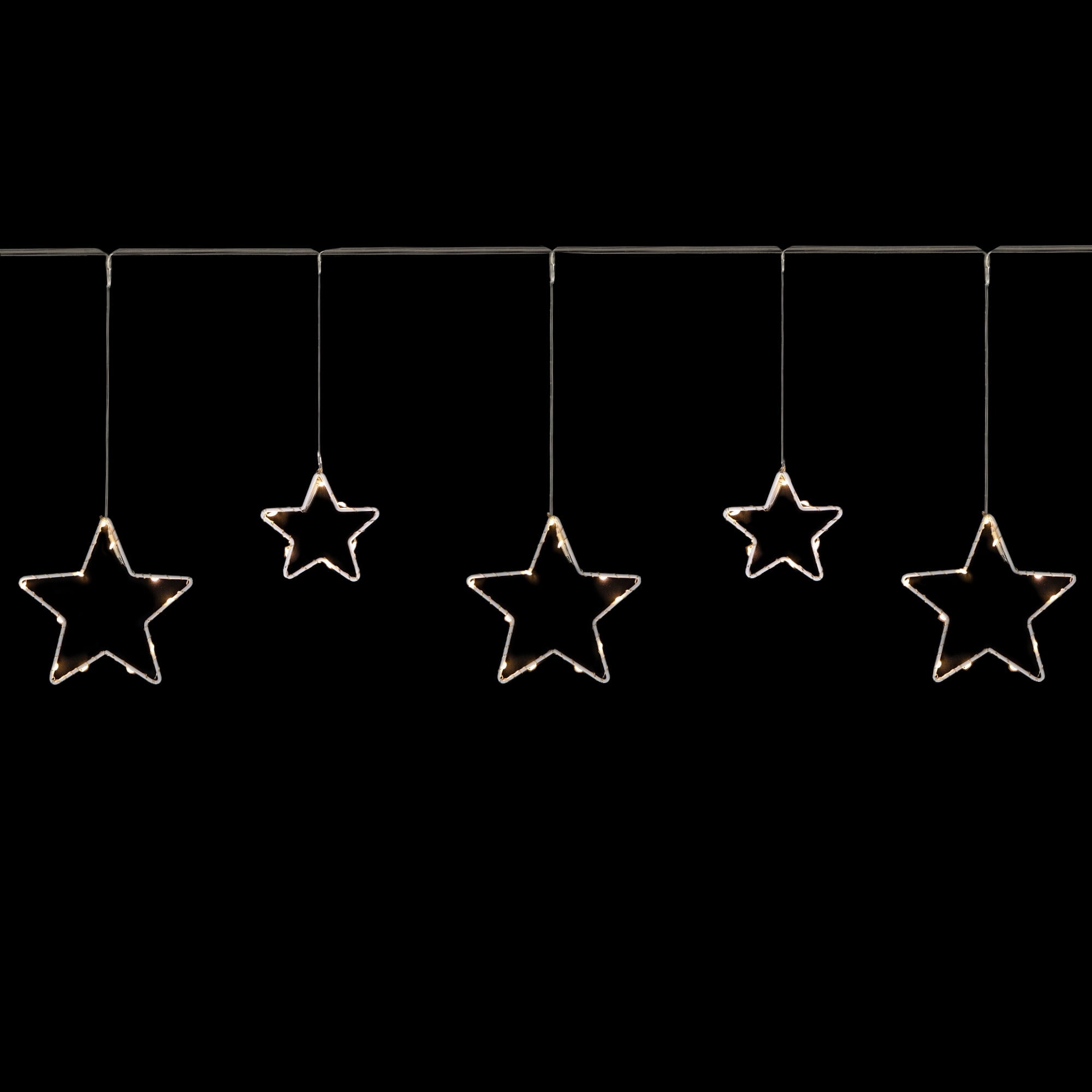 Northlight LED Lighted Stars Christmas Garland, 4ft, Warm White Lights ...