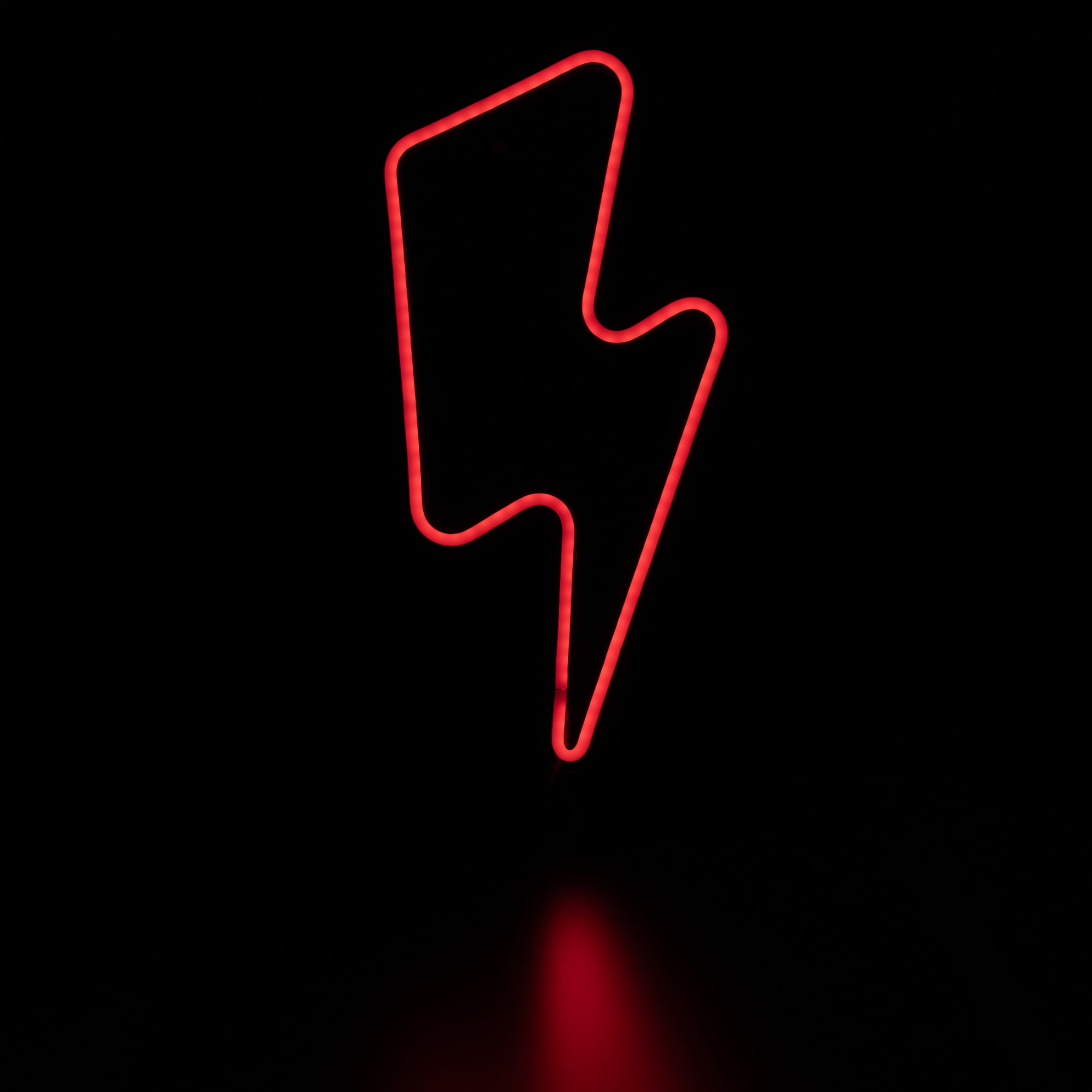 Free Shipping! Northlight 18.75in Red LED Neon Lightning Bolt Wall Sign ...