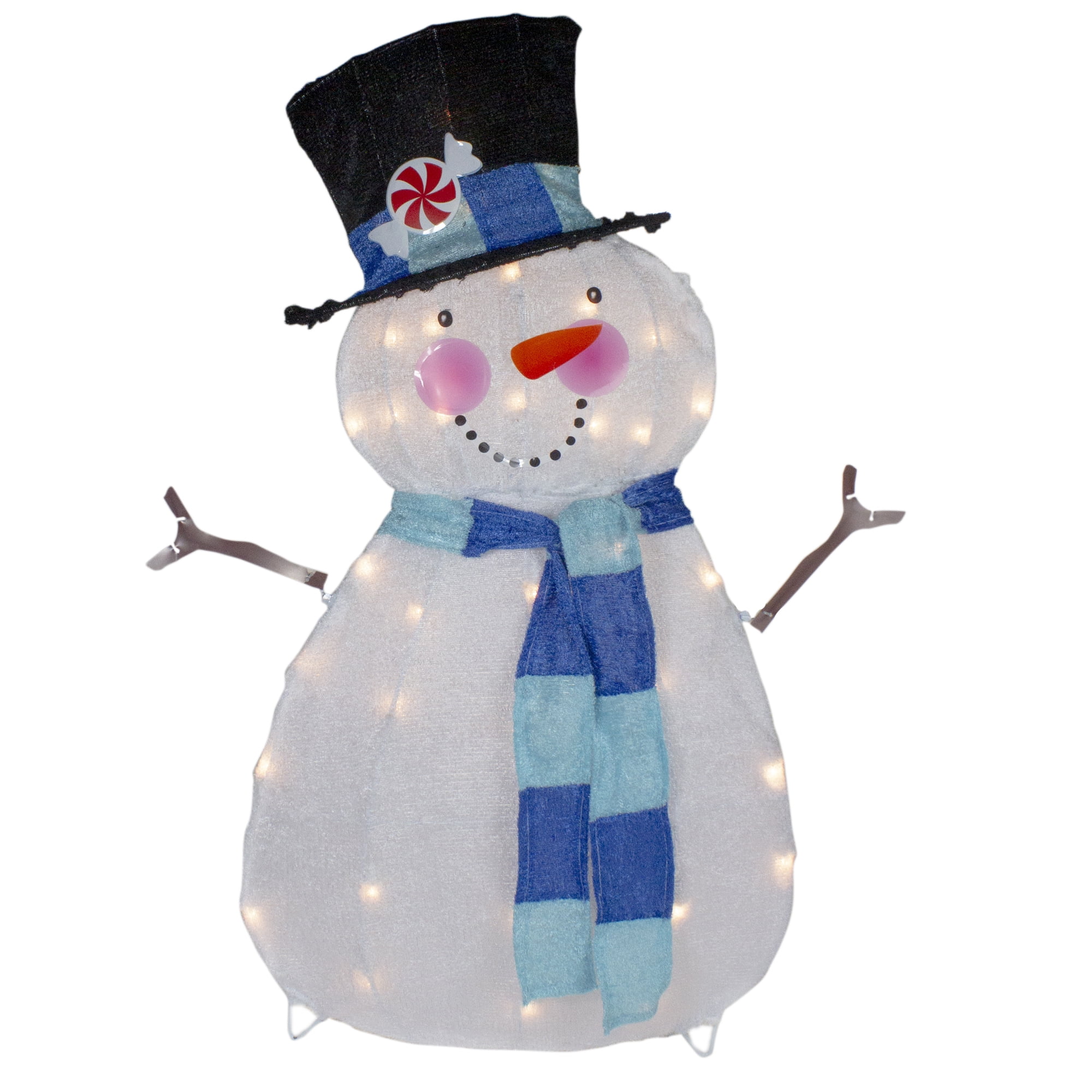 "Northlight 32"" Pre-Lit Snowman Outdoor Christmas Decoration, XMAS ...