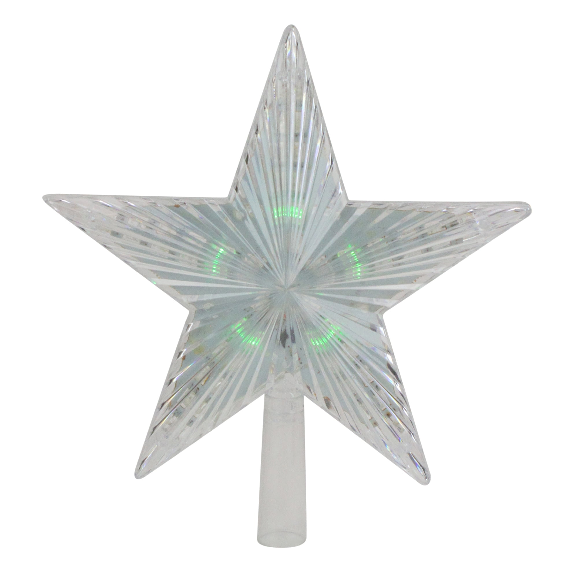 Northlight Lighted Flashing Crystal Star Christmas Tree Topper - 9 ...