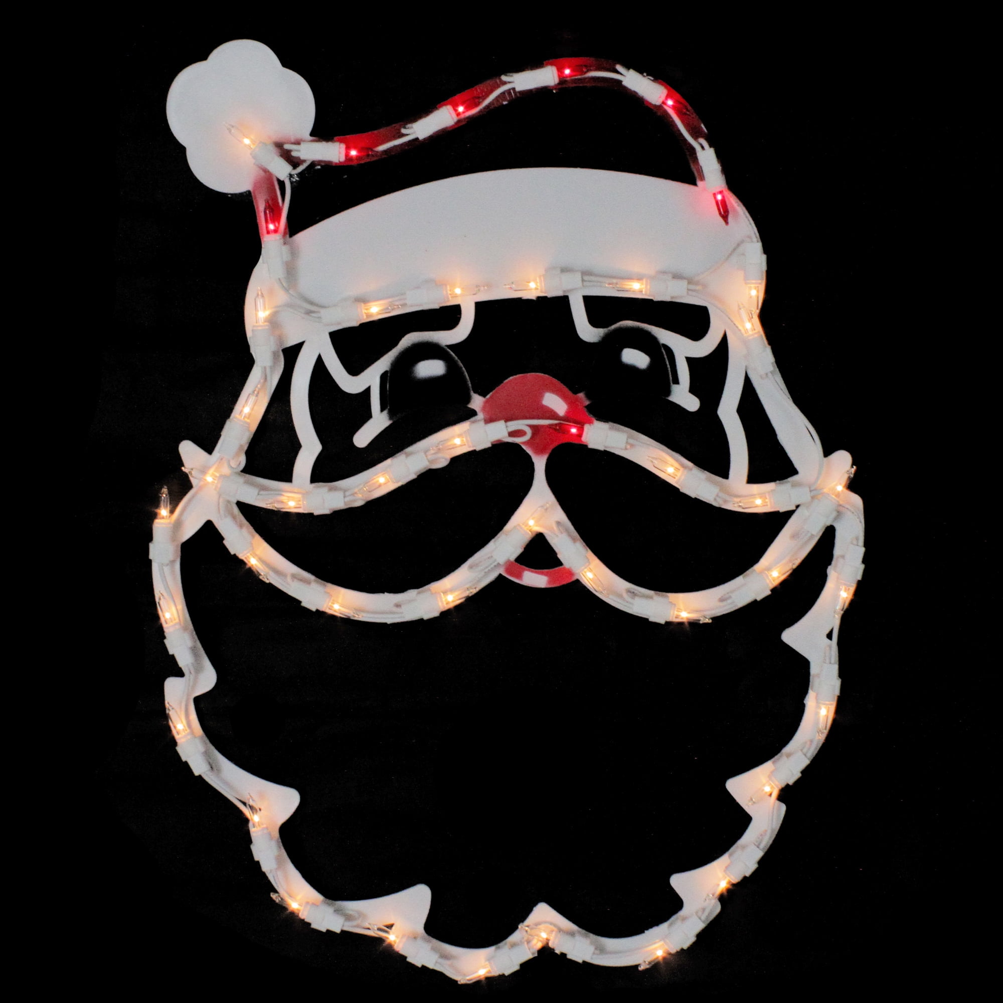 Northlight Lighted Santa Claus Christmas Window Silhouette - 17.5 Inch ...