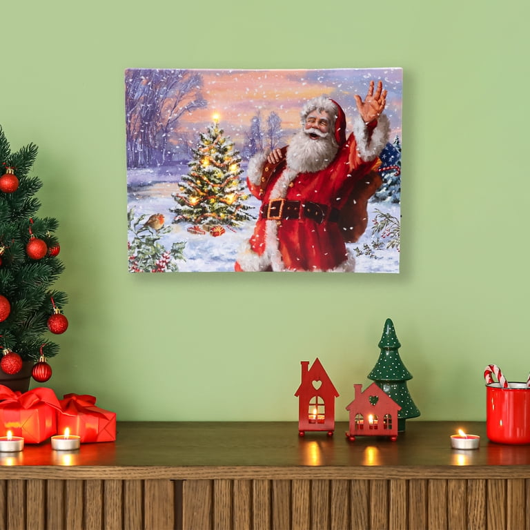 Lighted Christmas Country Art