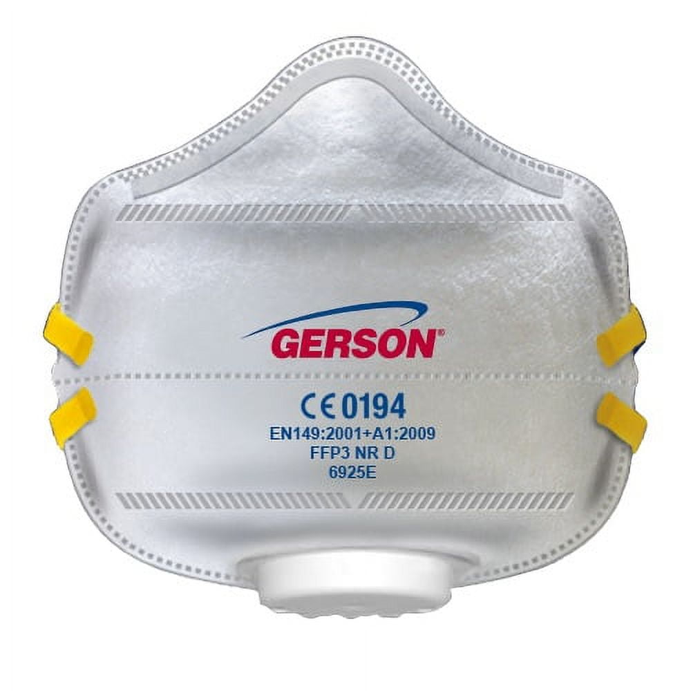 Pack of 10 White Disposable Gerson FFP3 Dust Face Masks - Walmart.com