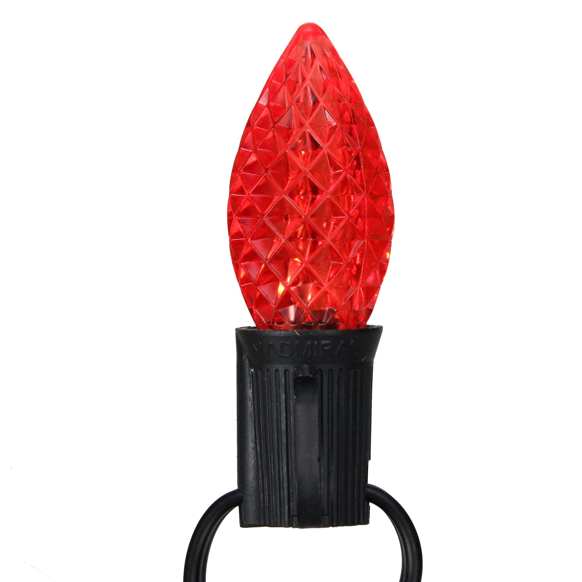 Northlight Pack of 25 LED C9 Multi-Color Christmas Replacement Bulbs ...