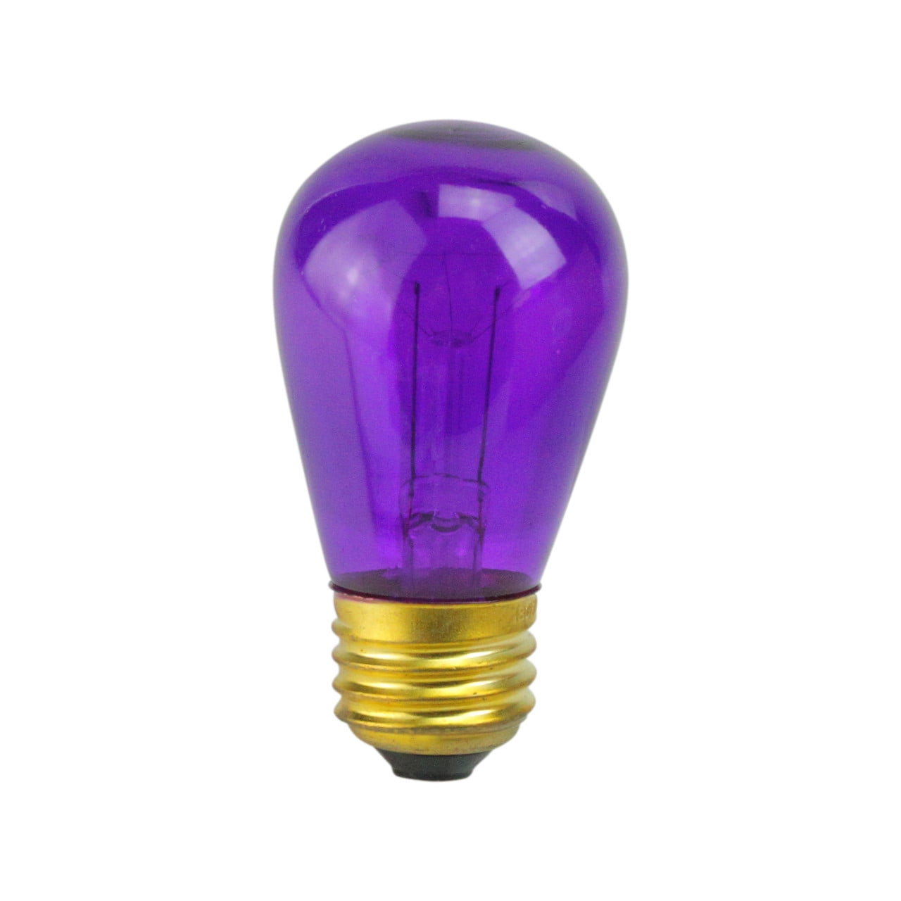 Northlight Pack of 25 Transparent Purple S14 Christmas Replacement ...