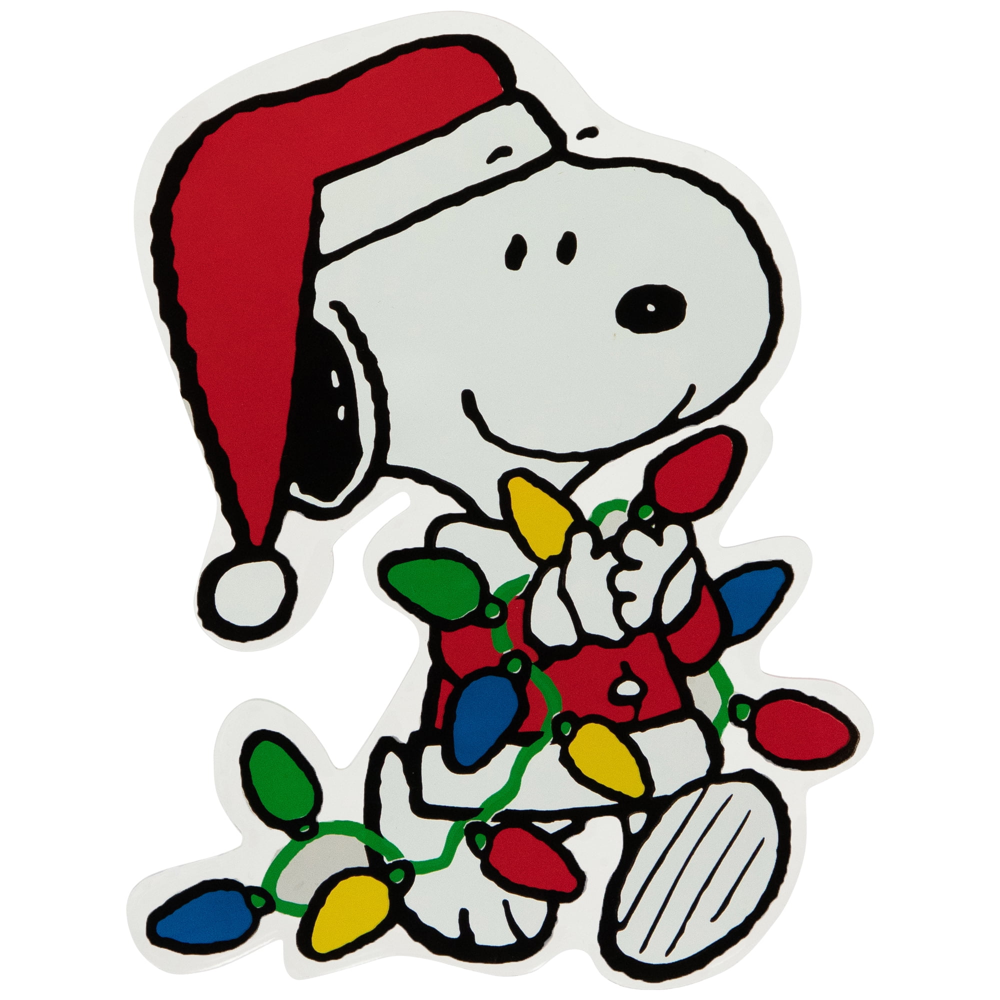 Northlight Peanuts Snoopy Gathers The Lights Double Sided Christmas