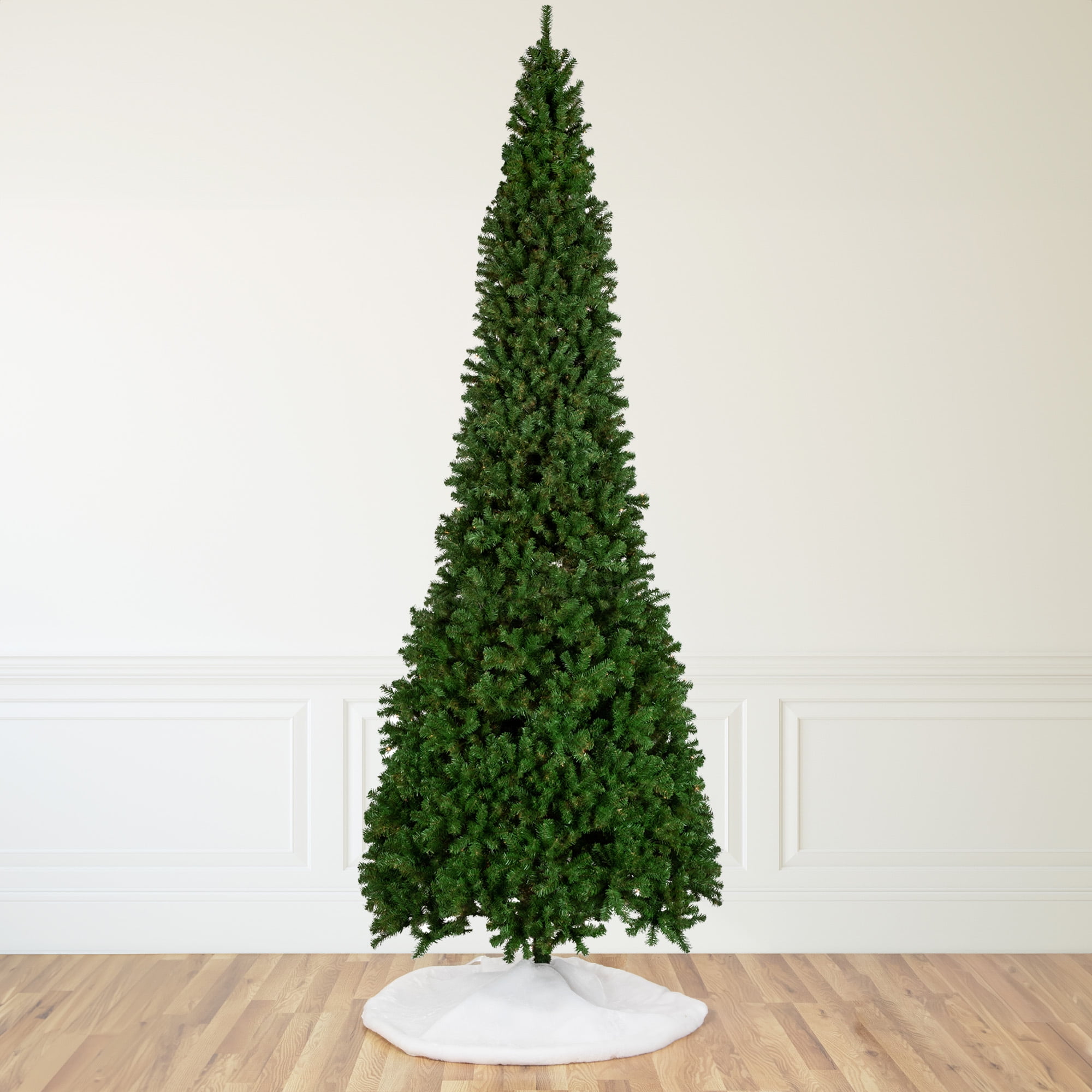 Northlight Pendleton Spruce Slim Artificial Christmas Tree - 16 ...