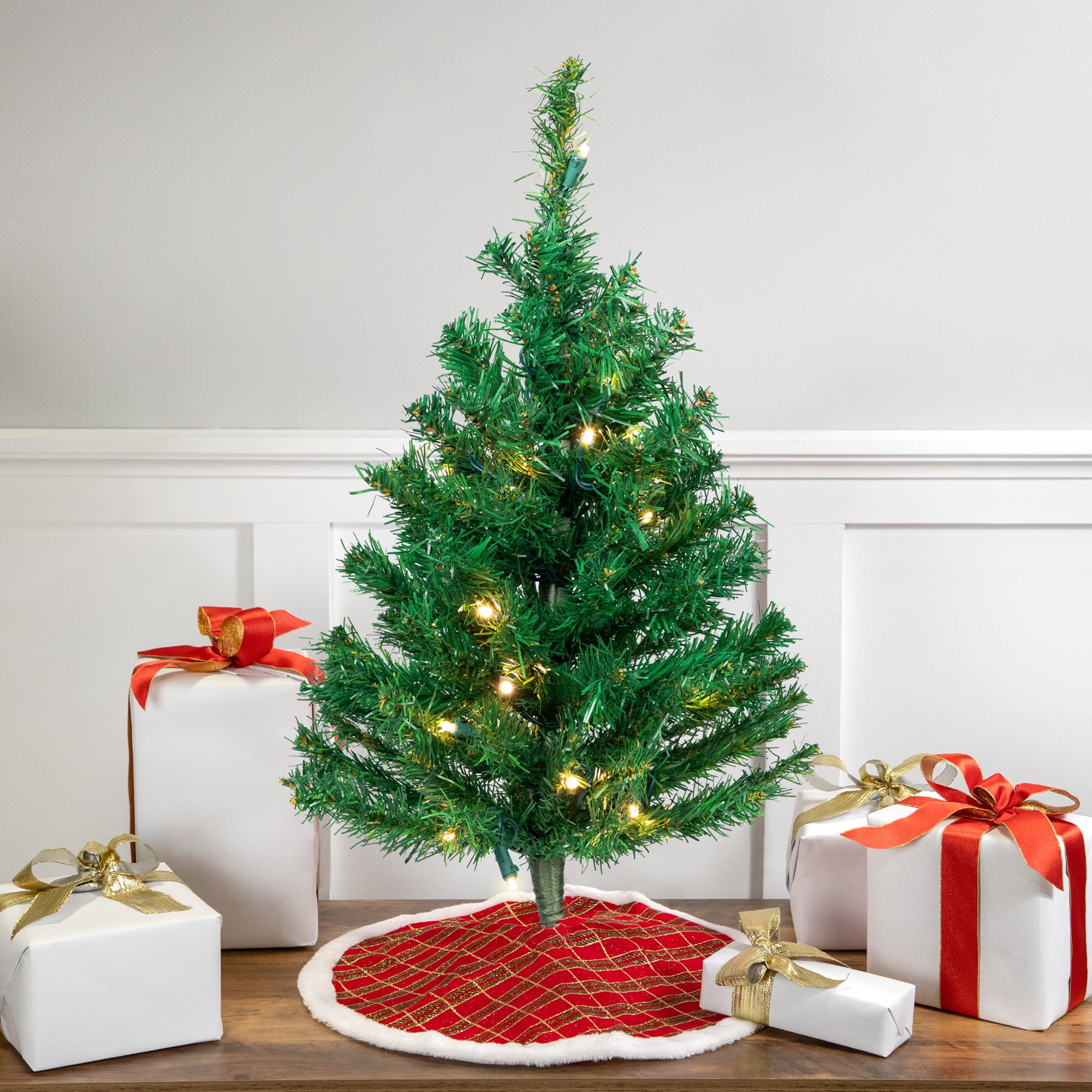 Northlight Pre-Lit Medium Mixed Classic Pine Artificial Christmas Tree ...