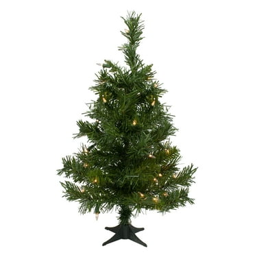 Northlight Pre-Lit Two-Tone Green Pine Artificial Christmas Tree in ...