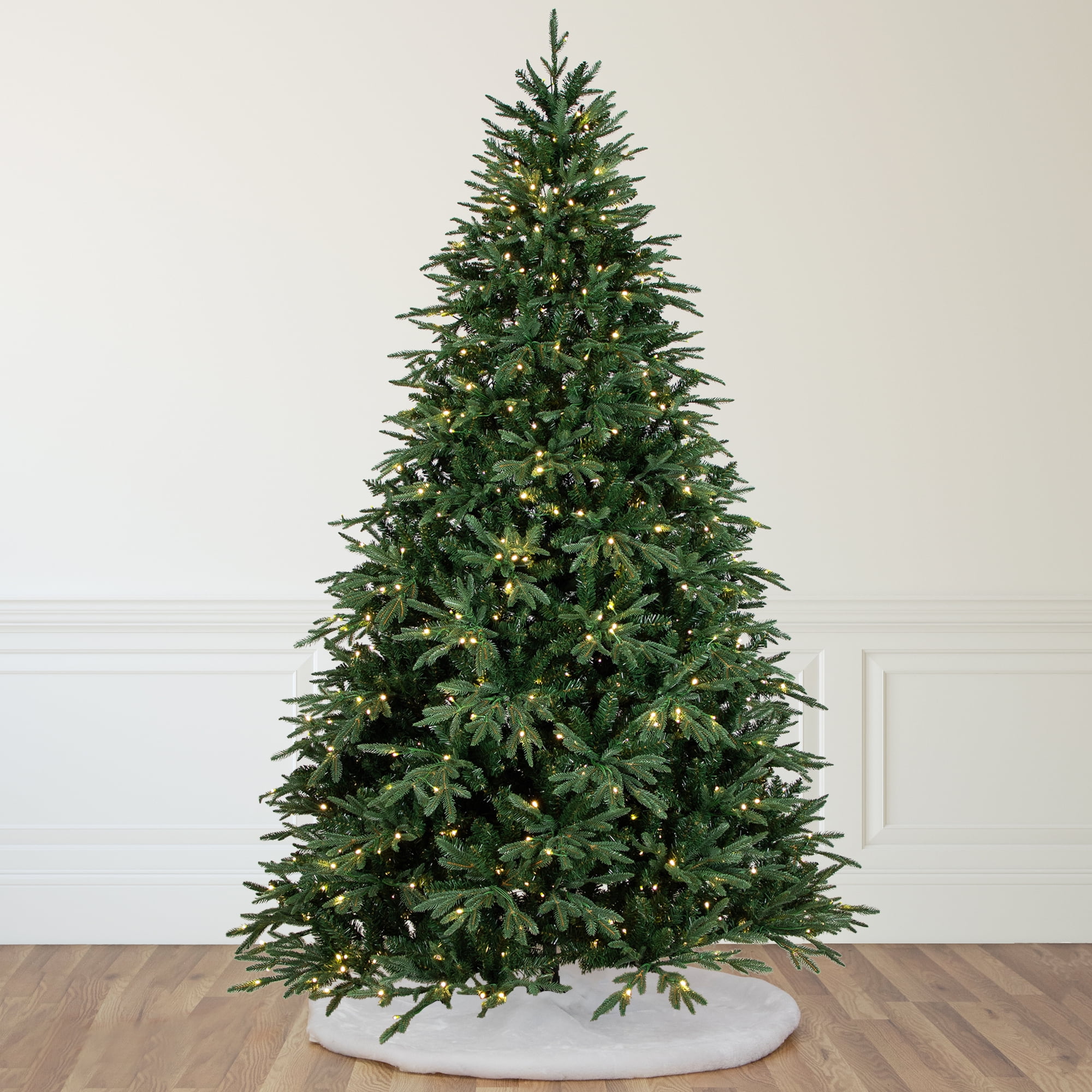 Northlight Real Touch™ Pre-Lit Ashburn Pine Artificial Christmas Tree ...