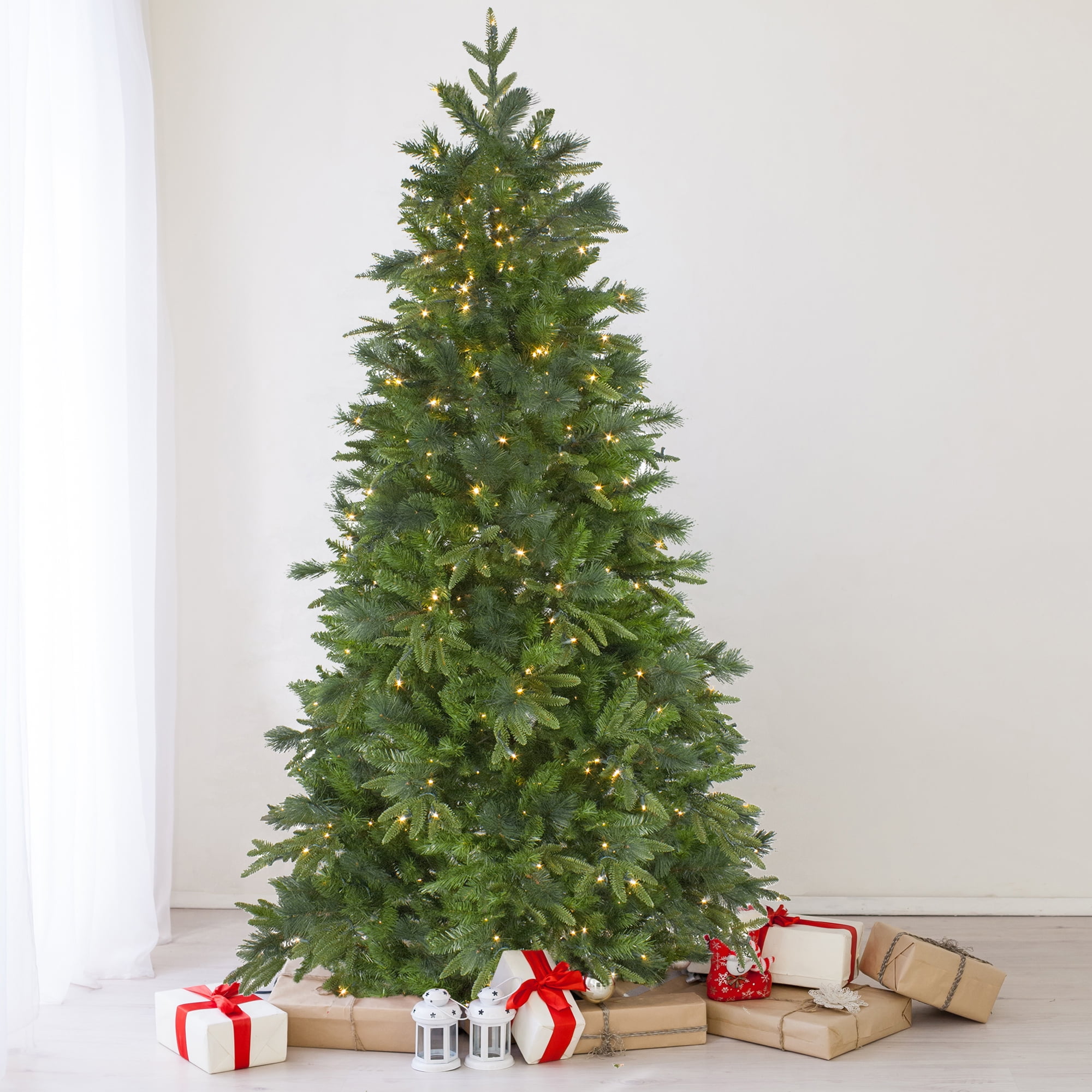 Northlight Real Touch™️ Pre-Lit Medium Rosemary Emerald Angel Pine ...