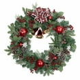 Northlight Red Bells and Mixed Foliage Artificial Christmas Wreath 30 ...