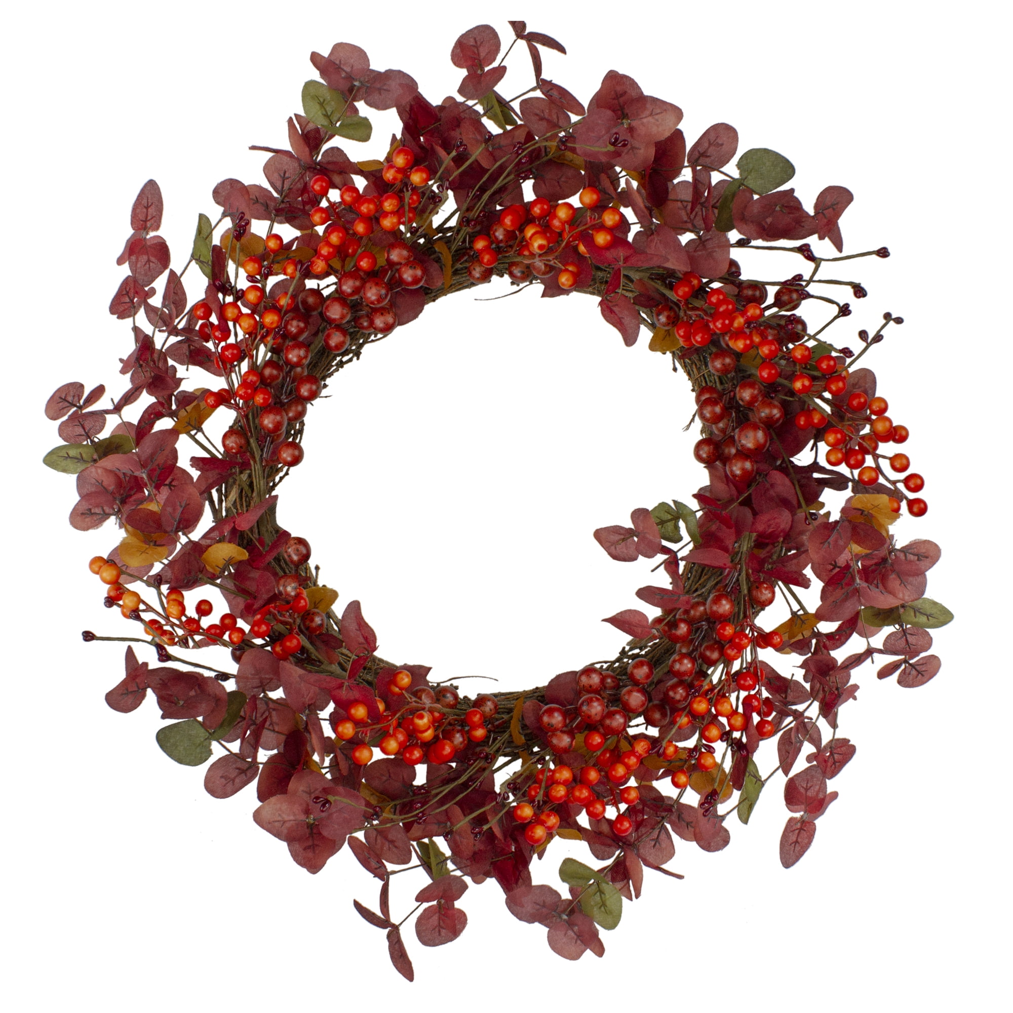 Northlight Red and Black Buffalo Plaid and Berry Artificial Christmas ...