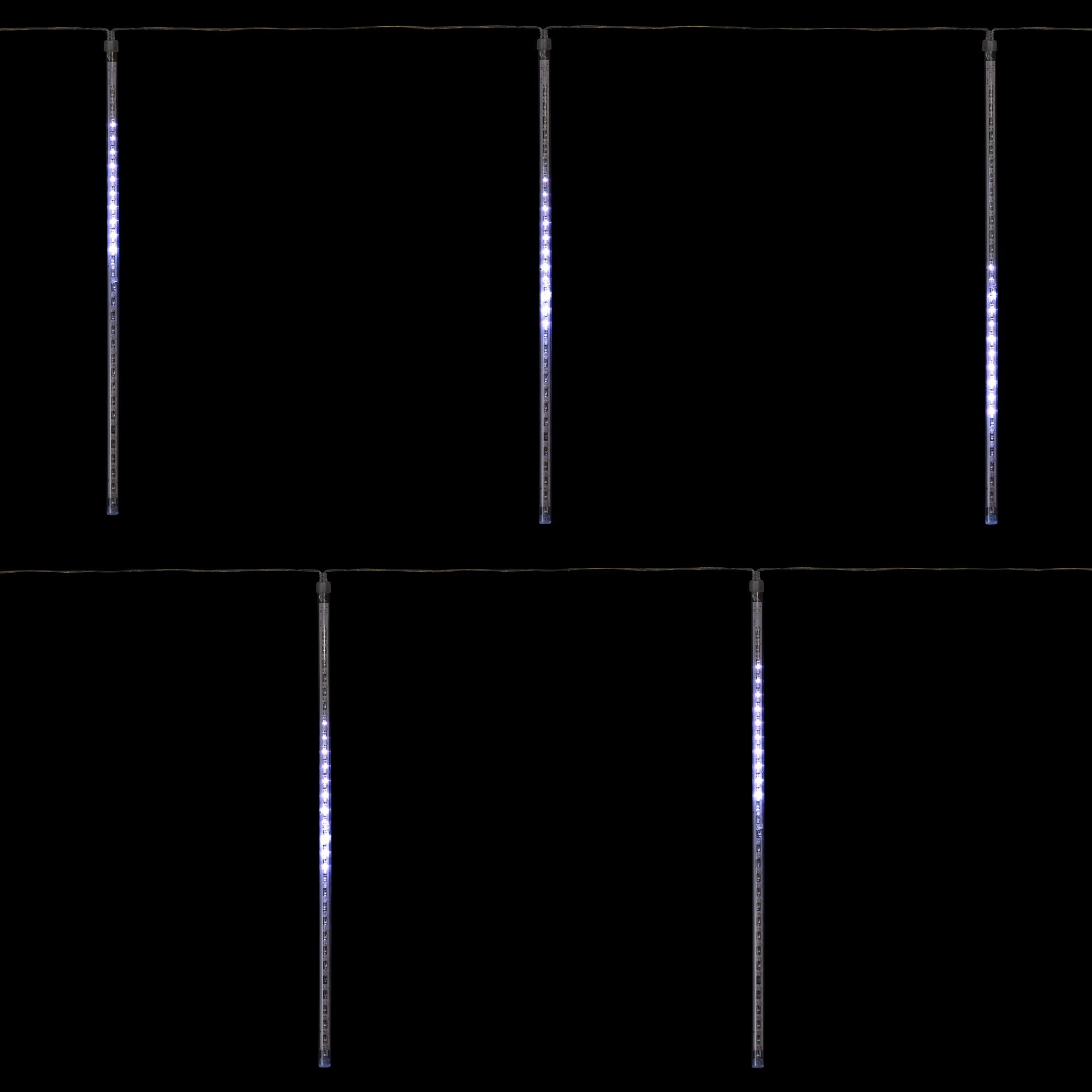 Northlight LED Dripping Icicle Christmas Tube Lights - White - 20.5 ...