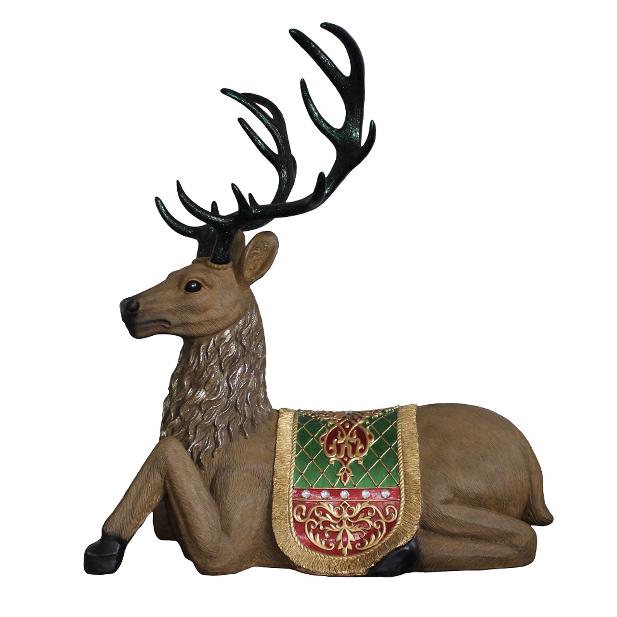 Northlight Sitting Reindeer Commercial Grade Christmas Decoration - 47 ...
