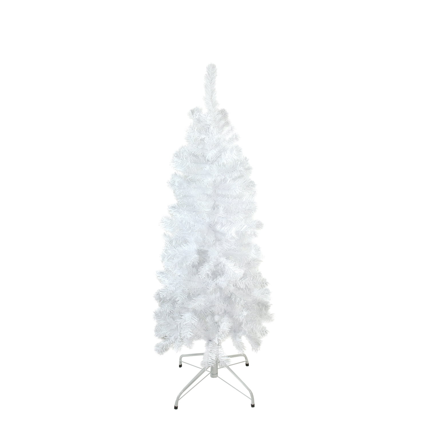 Northlight Slim Winston Pine Artificial Christmas Tree - 4.5' - White ...