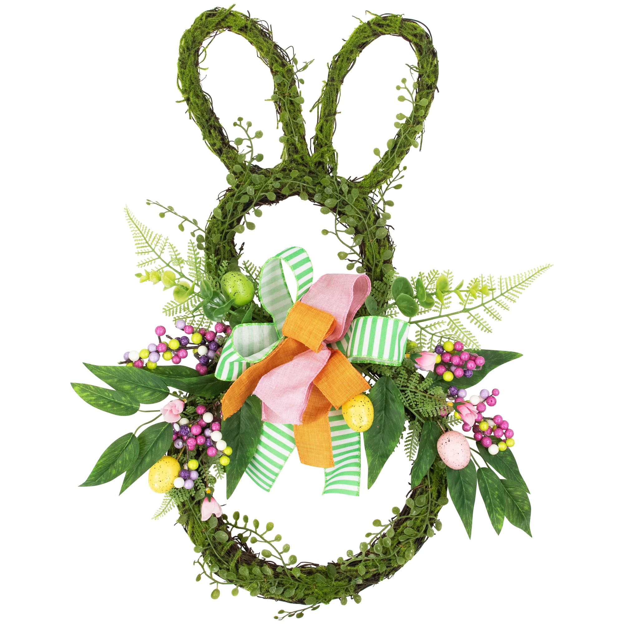 Northlight Twig and Vine Easter Bunny Silhouette Artificial Wreath - 23 ...