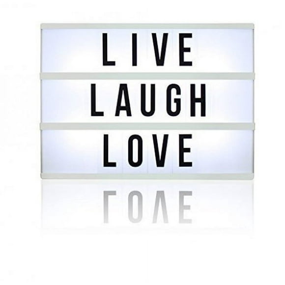 Diy Light Box Letters