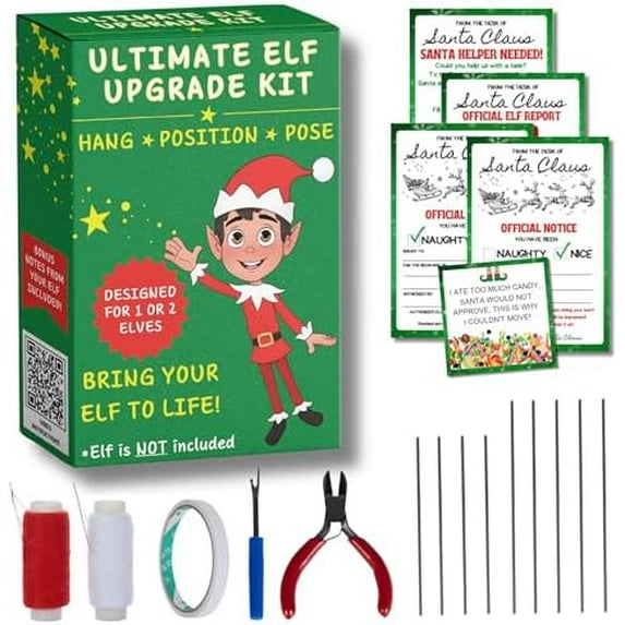 Northpole Pro™ Elf Upgrade Kit – DIY Posable Elf Doll Kit for Elves ...