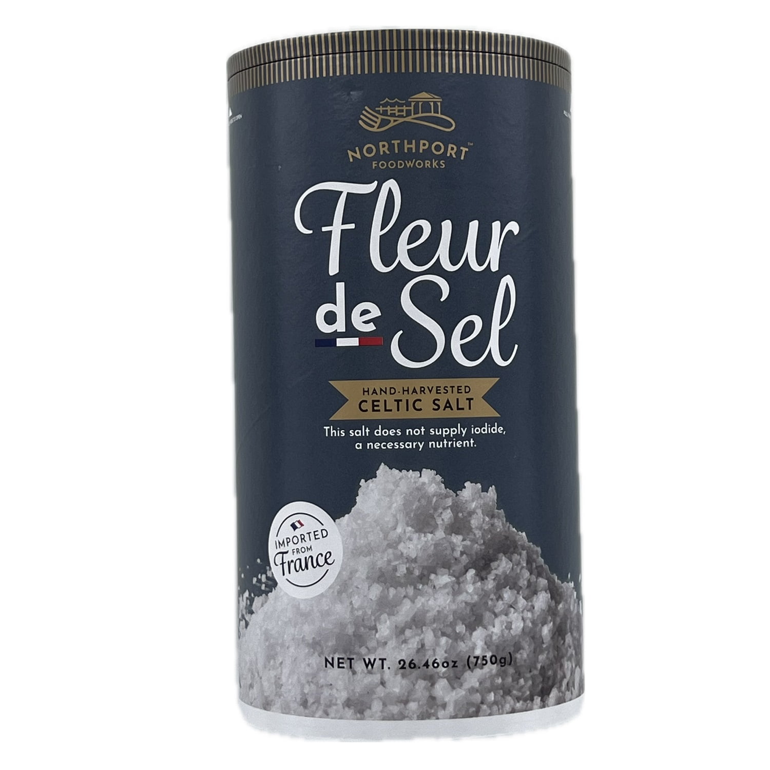 Northport Foodworks Celtic Fleur de Sel Salt, Hand-Harvested, 26.46 ...