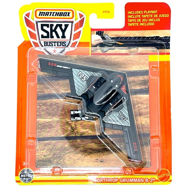 Northrop-Grumann B-2 Spirit Matchbox Sky Busters Diecast 1/64 zscsle ...
