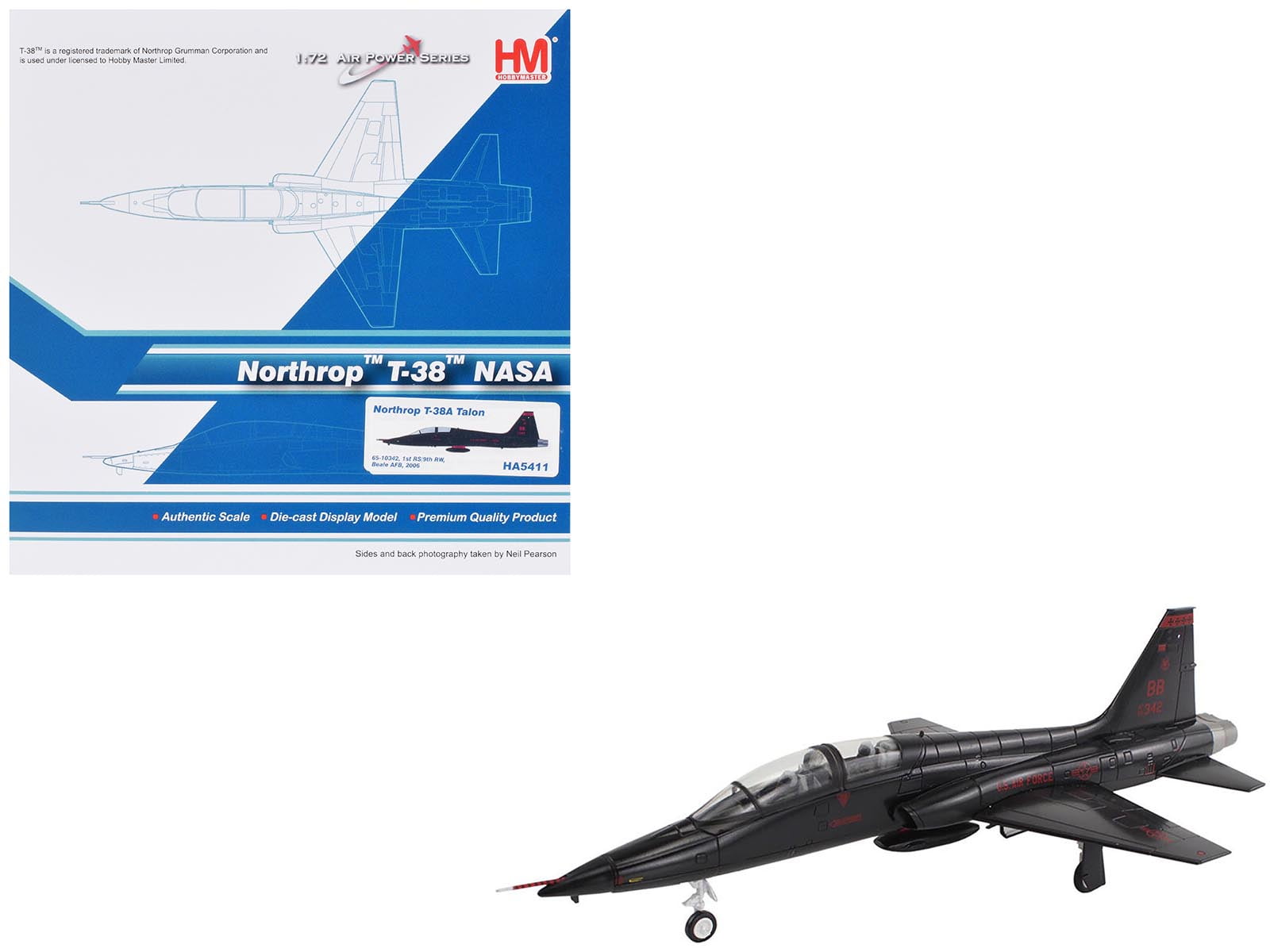 Northrop T-38A Talon Aircraft "Beale Air Force Base" (2006) US Air ...