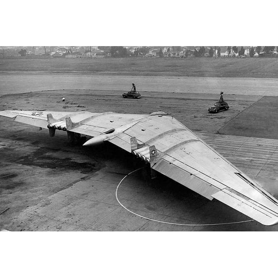 Northrop YB-49 Flying Wing Bomber 1948 Style - A - 20x30 Inch Glossy ...